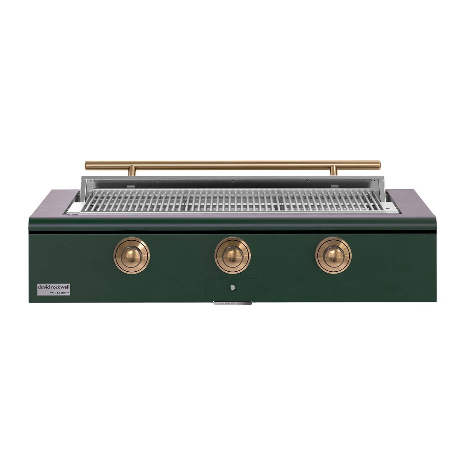 Caliber 48-in Propane Built-In Rockwell Grill - Emerald w/ Gold ...