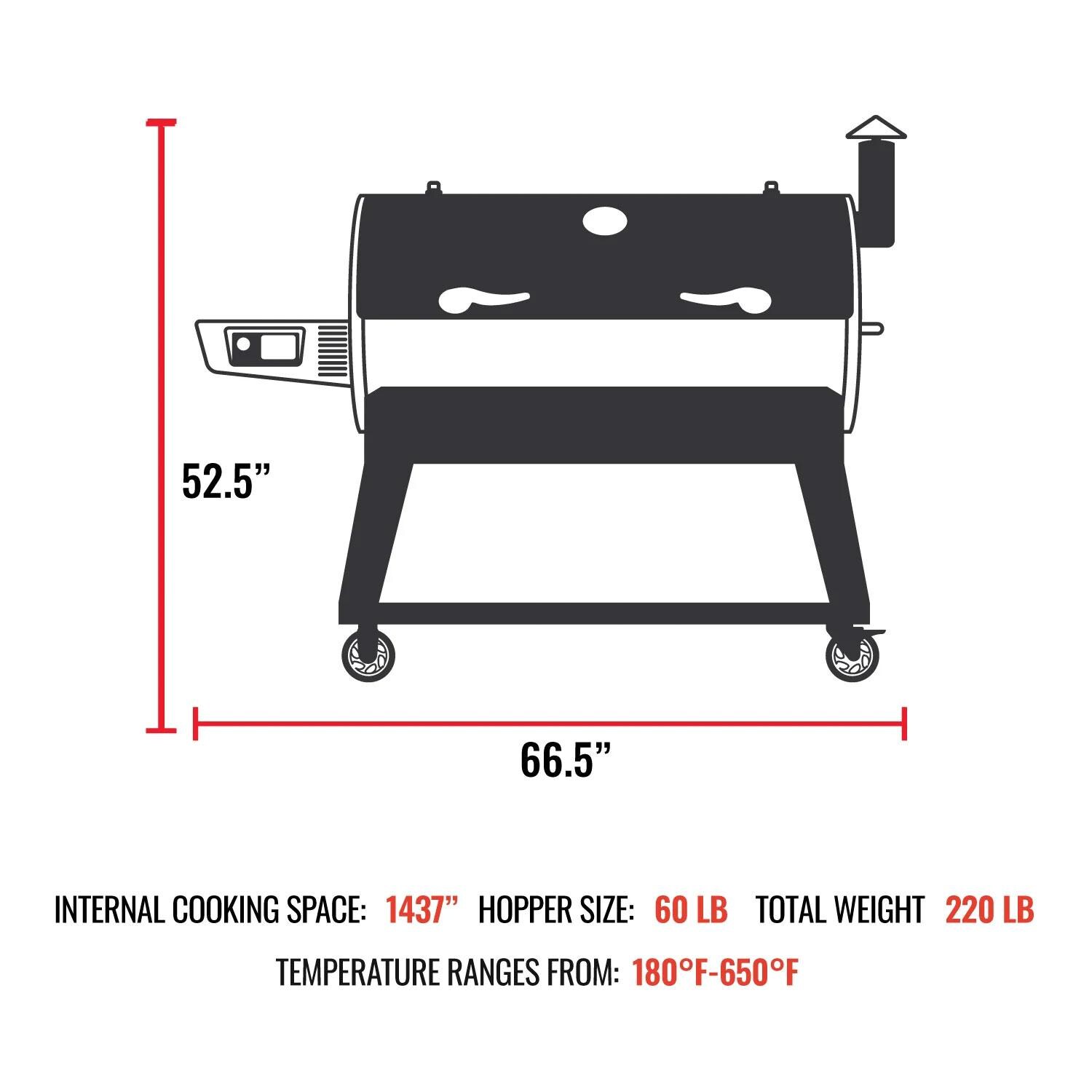recteq Flagship XL 1400 Wood Pellet Grill : BBQGuys