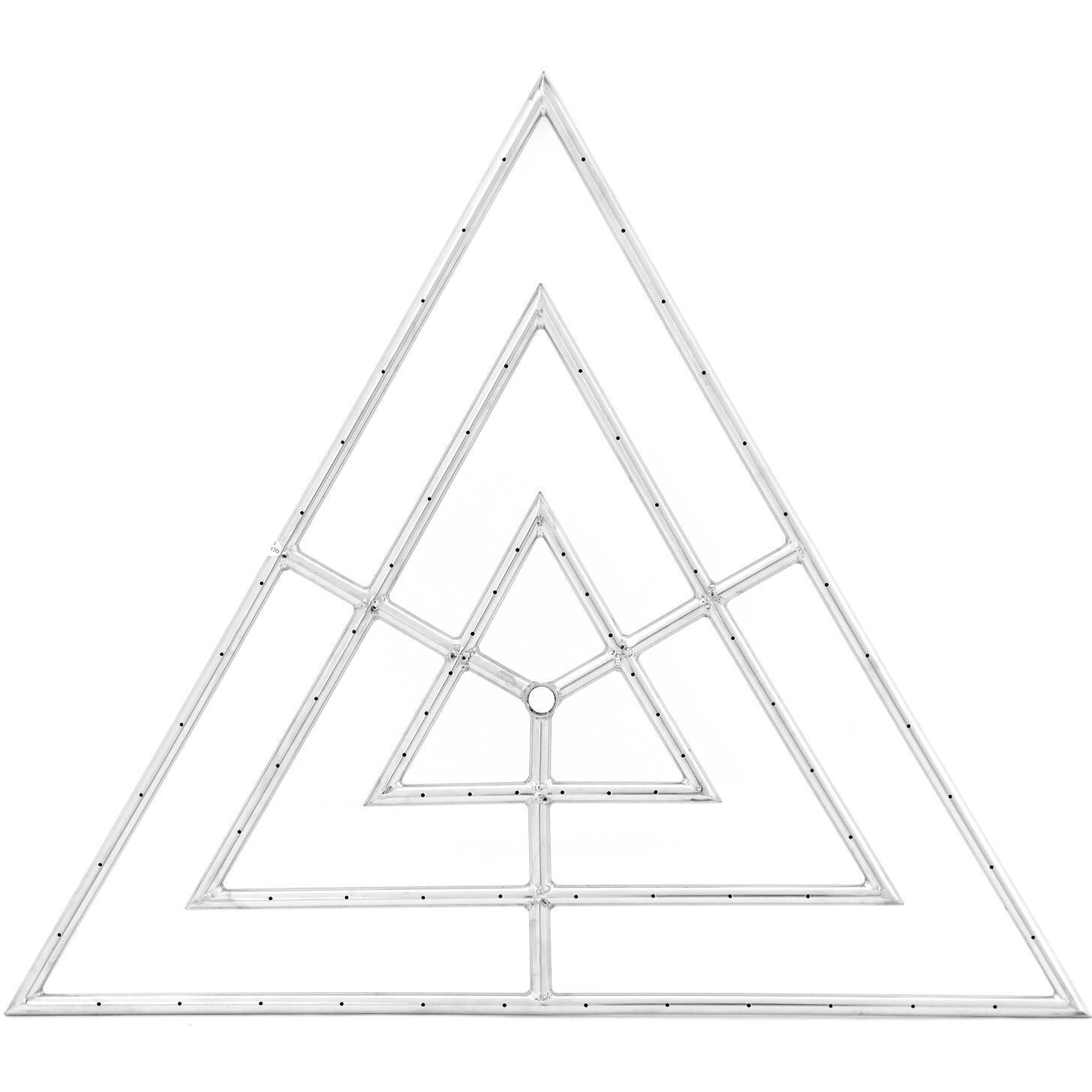 BBQGuys Signature 36-Inch Propane Triangle Burner - Stainless Steel ...