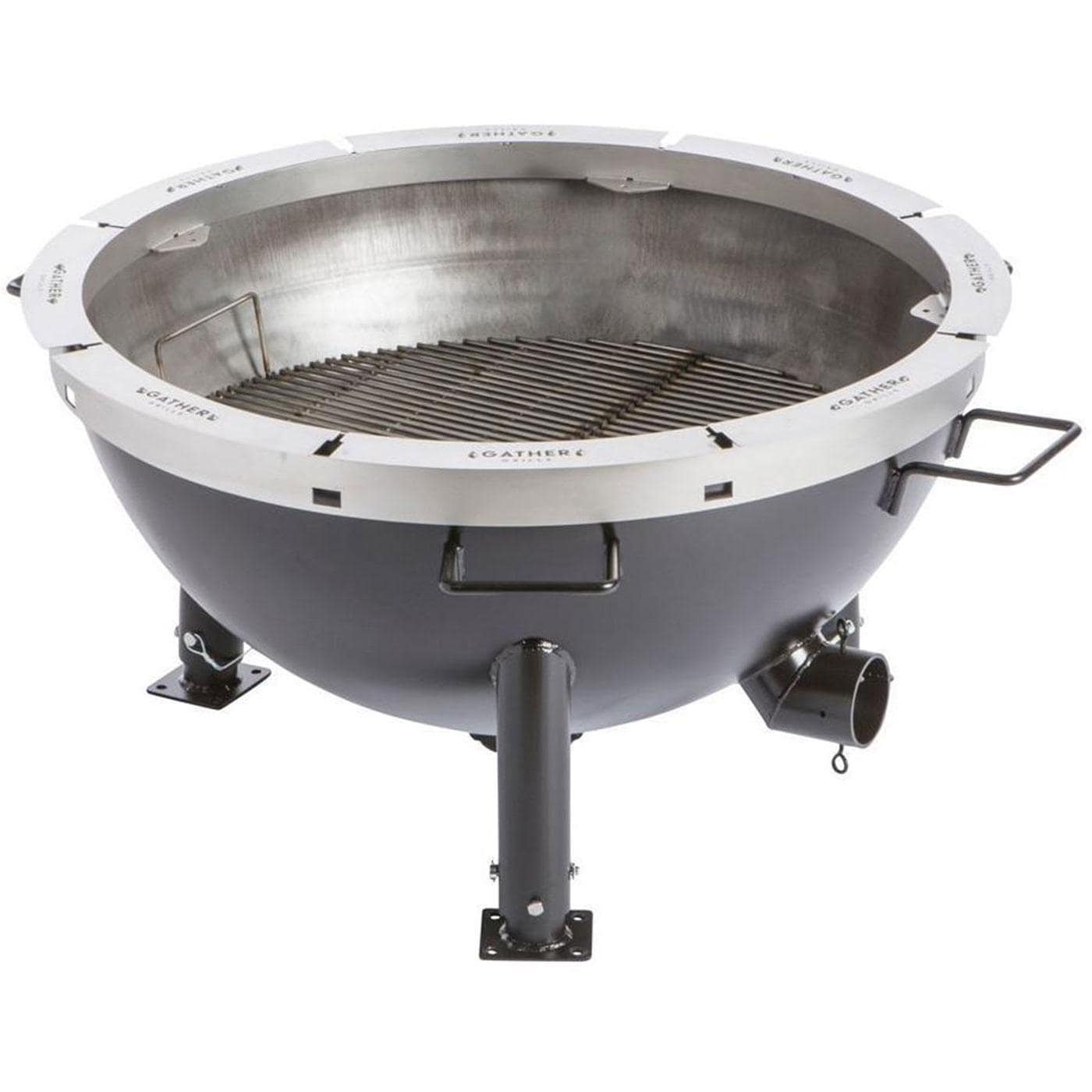 Gather Grills Pioneer 35-Inch Wood Fired Grill W/ Starter Package ...