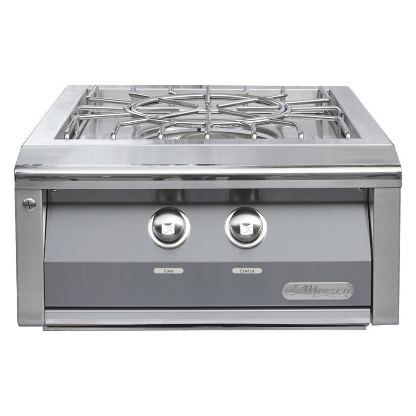 Alfresco 24-Inch Natural Gas Versa Power Cooking System in Signal Gray ...