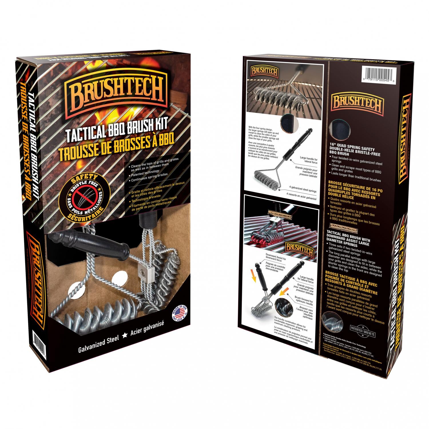Brushtech Tactical BBQ Brush Kit - B545C : BBQGuys