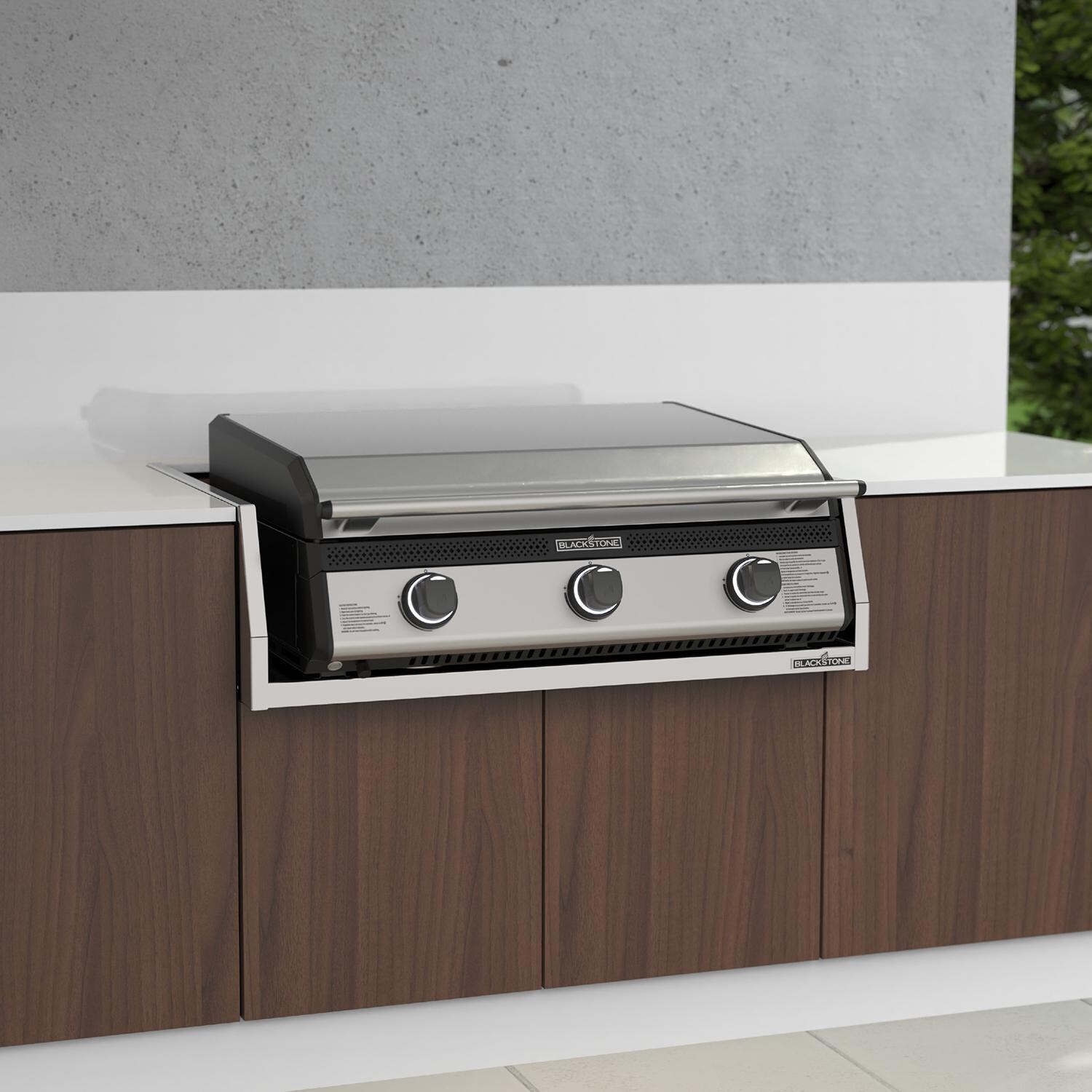 Blackstone 28 Inch Built In Propane Griddle W/Hood & Insulated Jacket ...