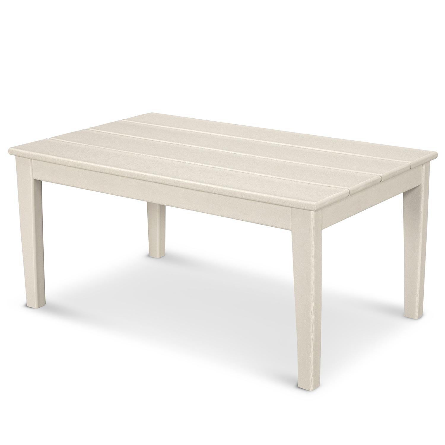 POLYWOOD Newport 22 X 36 Inch Coffee Table - Sand : BBQGuys