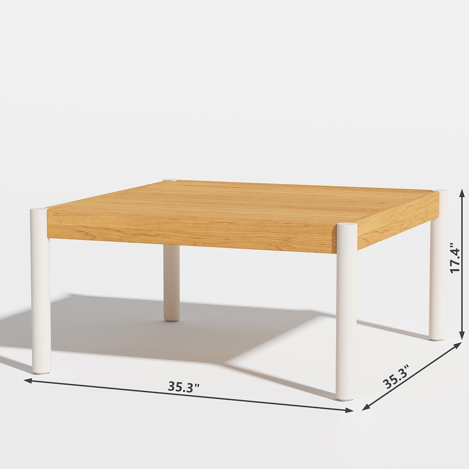 Carolton 6 Pc Aluminum Seating Set in White By Lakeview Outdoor Designs ...