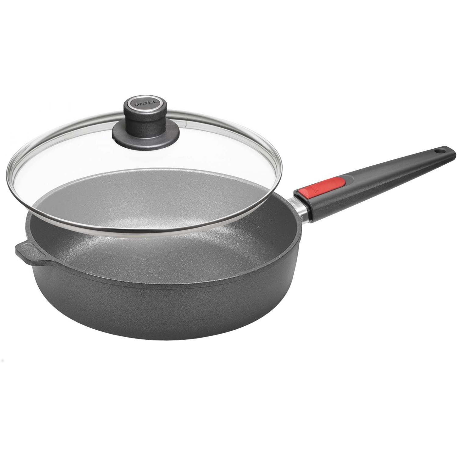 Woll Nowo Titanium 9 1/2-Inch Nonstick Saute Pan With Lid And ...