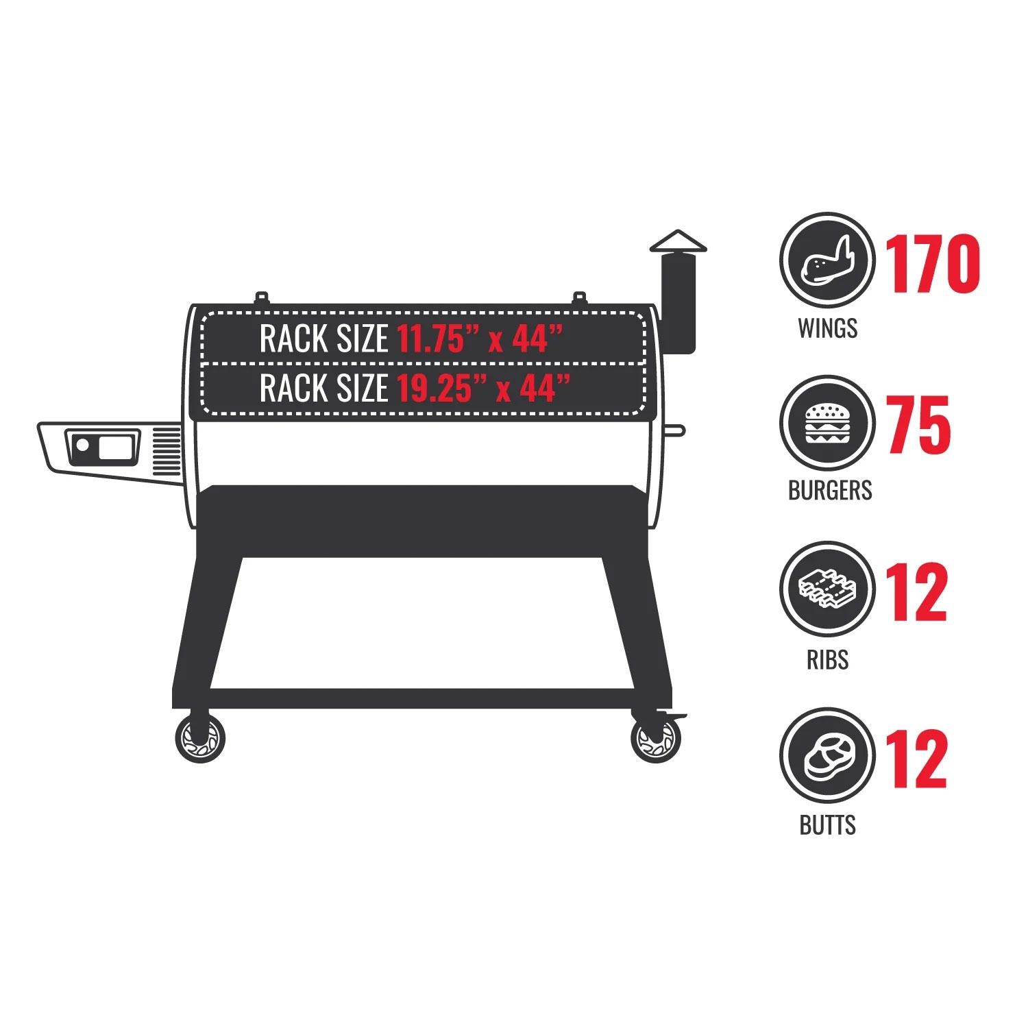 recteq Flagship XL 1400 Wood Pellet Grill : BBQGuys