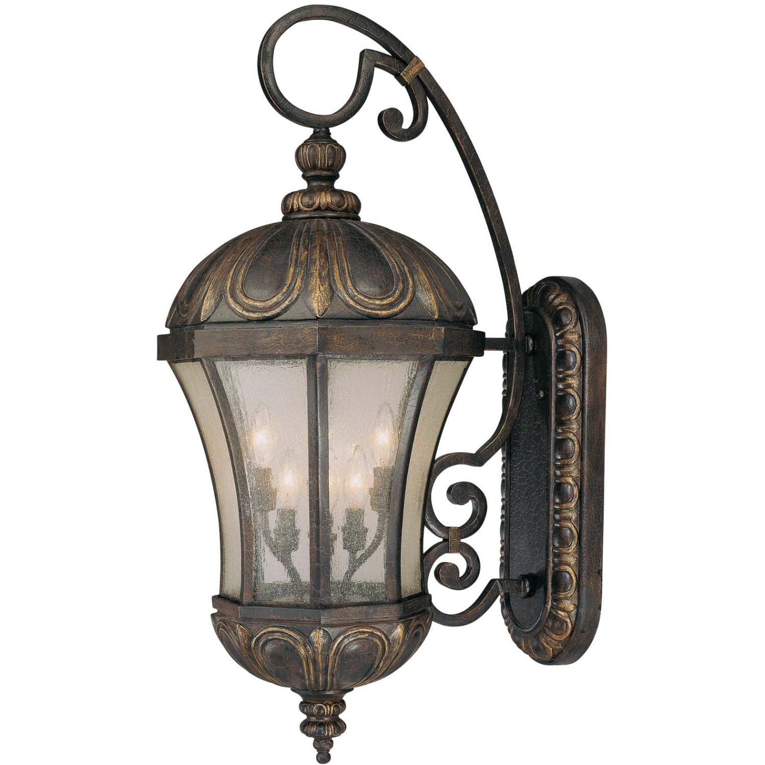 Savoy House Ponce De Leon Six Light 35-Inch Wall Mount Lantern - Old ...