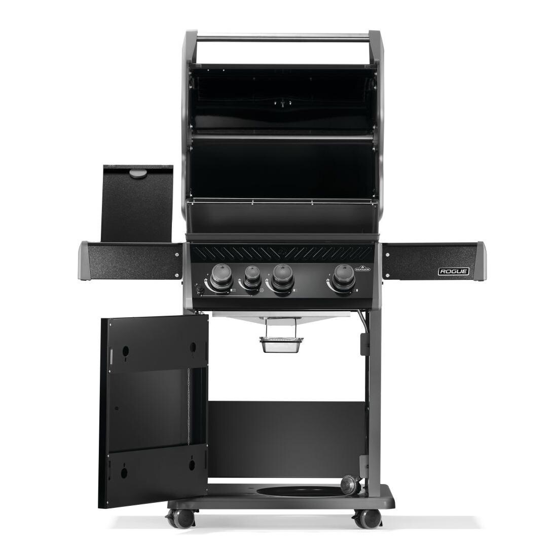 Napoleon Rogue 425 3-Burner Natural Gas Grill w/ Range Side Burner ...