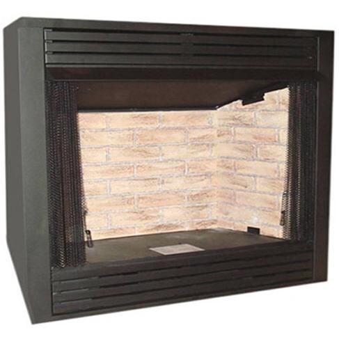 Monessen GCUF36C-F 36-Inch Louvered Circulating Vent-Free Firebox With ...