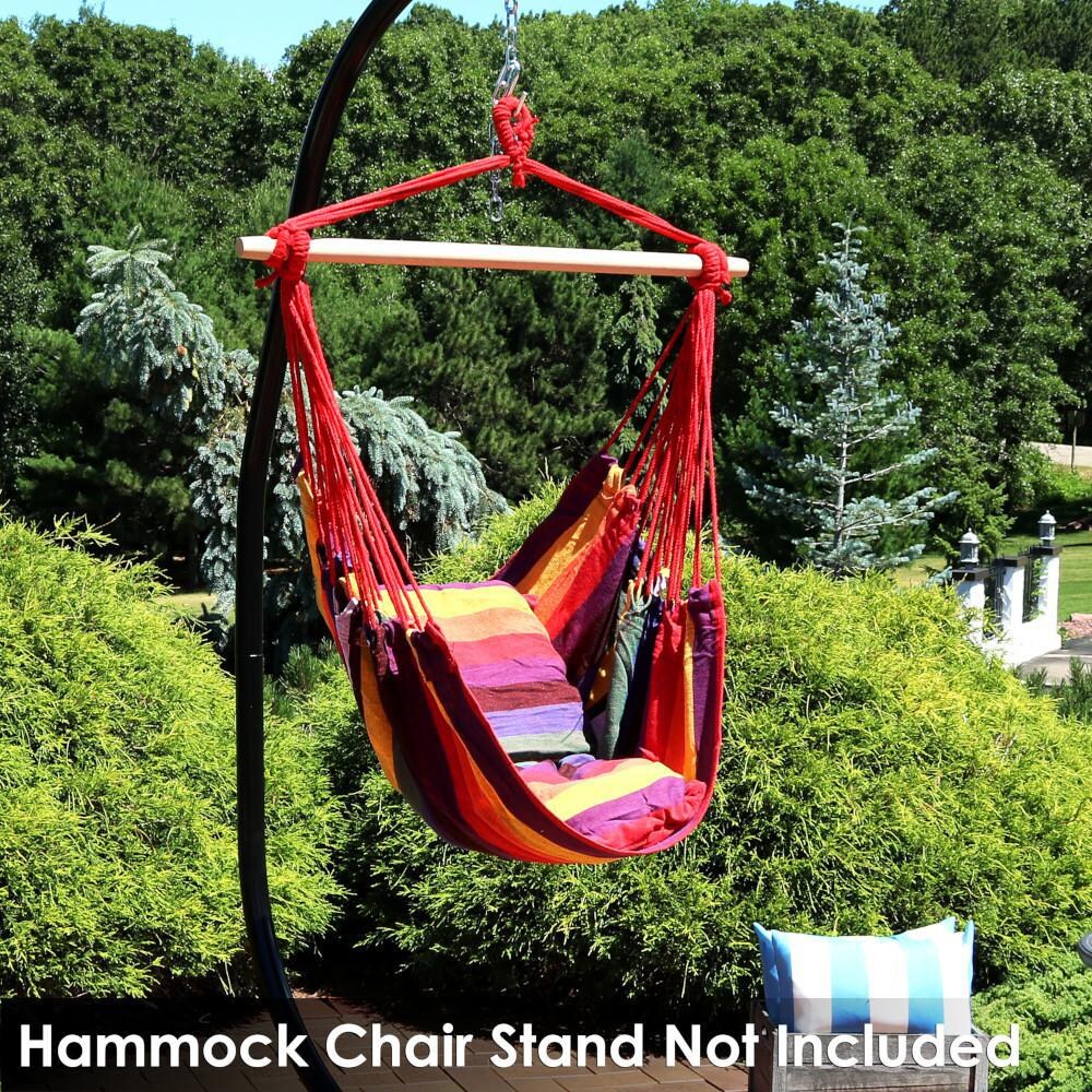 Ultimate Patio Hanging Hammock Chair w/ Cushions - Sunset : BBQGuys