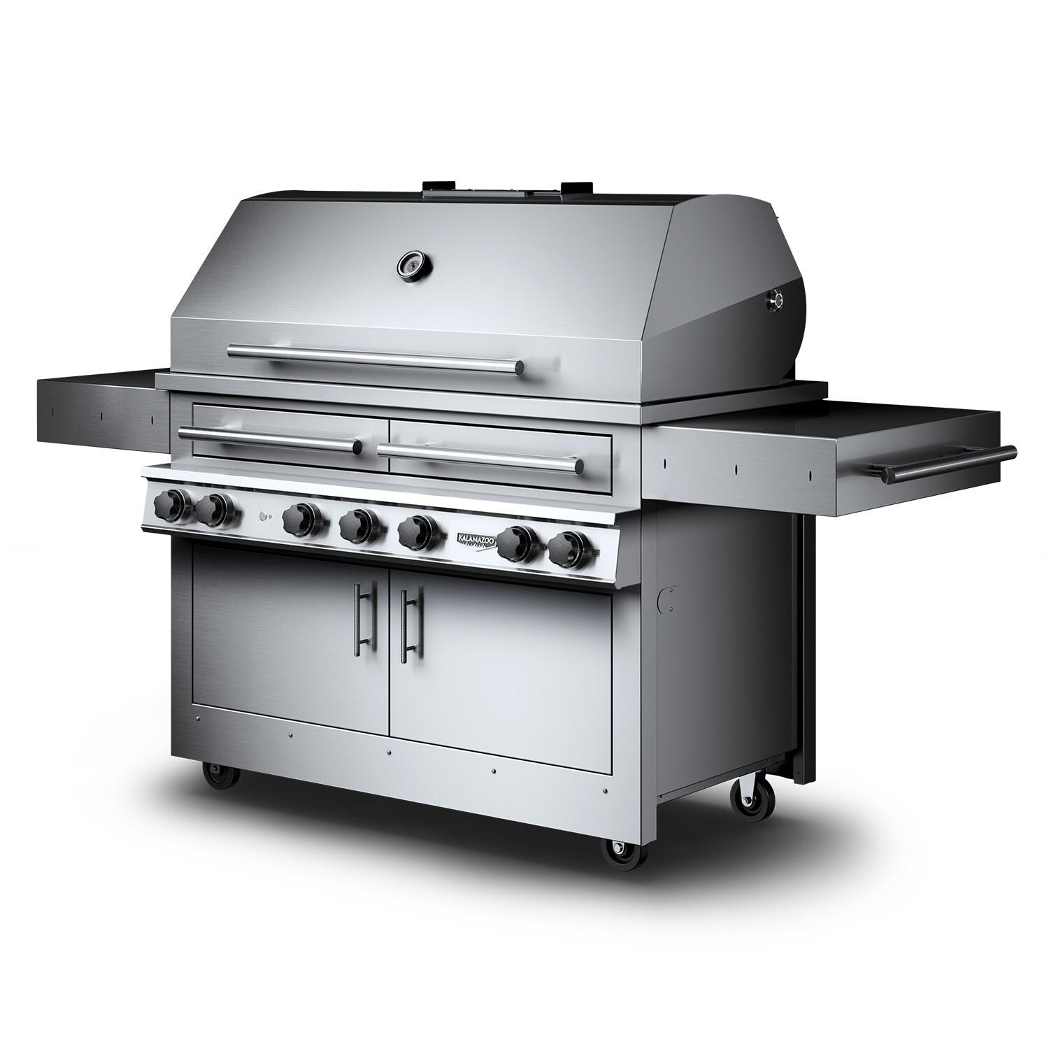 Kalamazoo K1000HT Freestanding Hybrid Fire Grill - Natural Gas - Marine ...