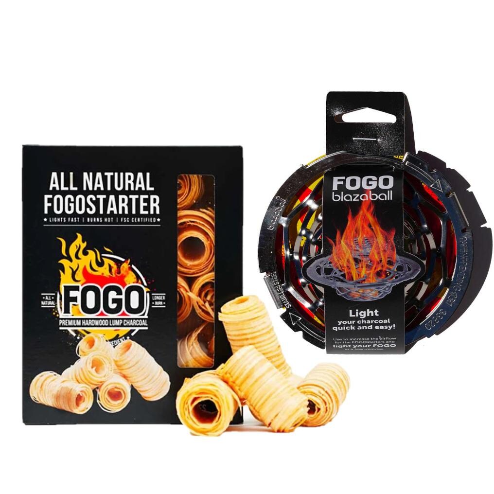 FOGOStarters Natural Firestarters & Blazaball Combo Kit : BBQGuys