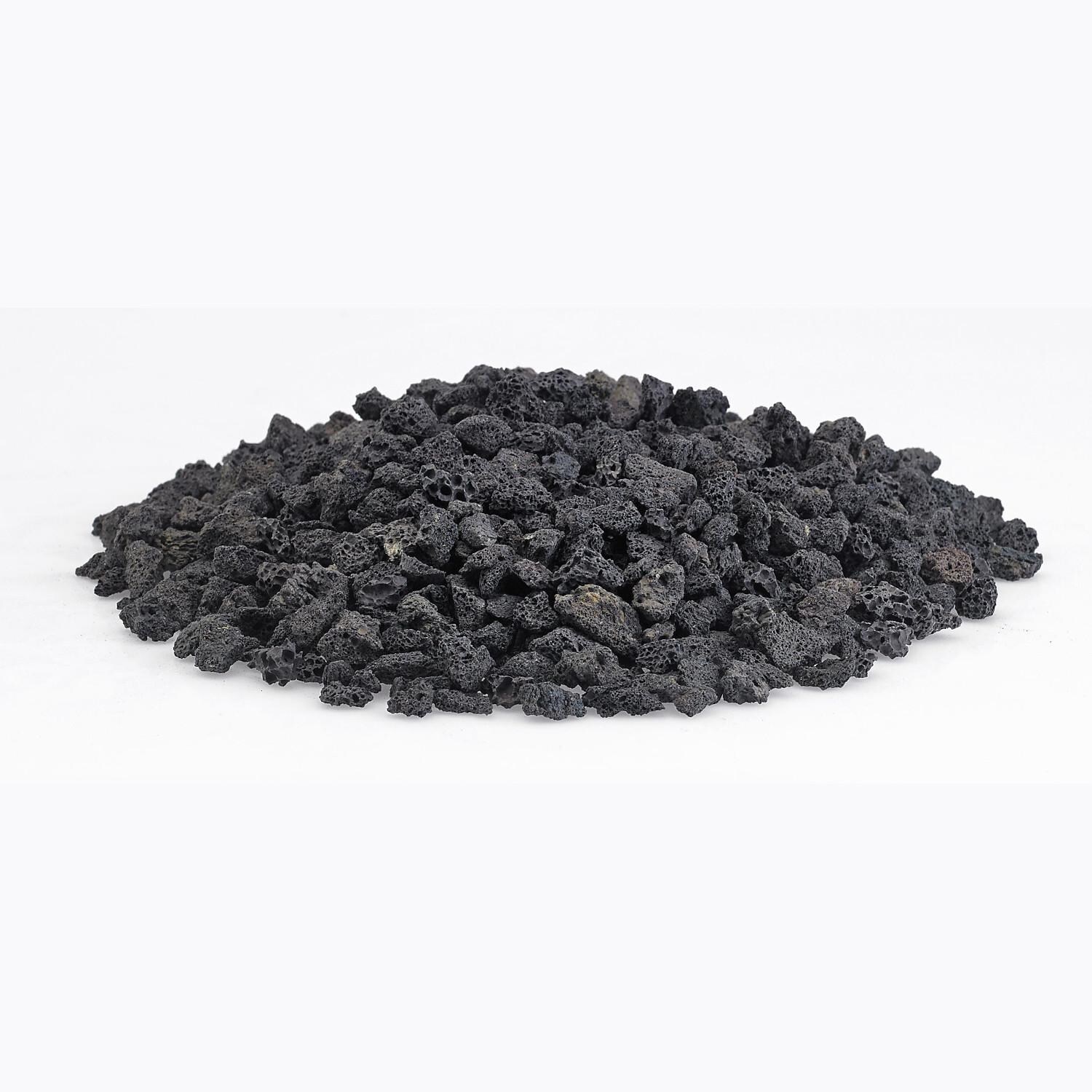 BBQGuys Signature Small Black Lava Rock Filler - 10 Lbs : BBQGuys