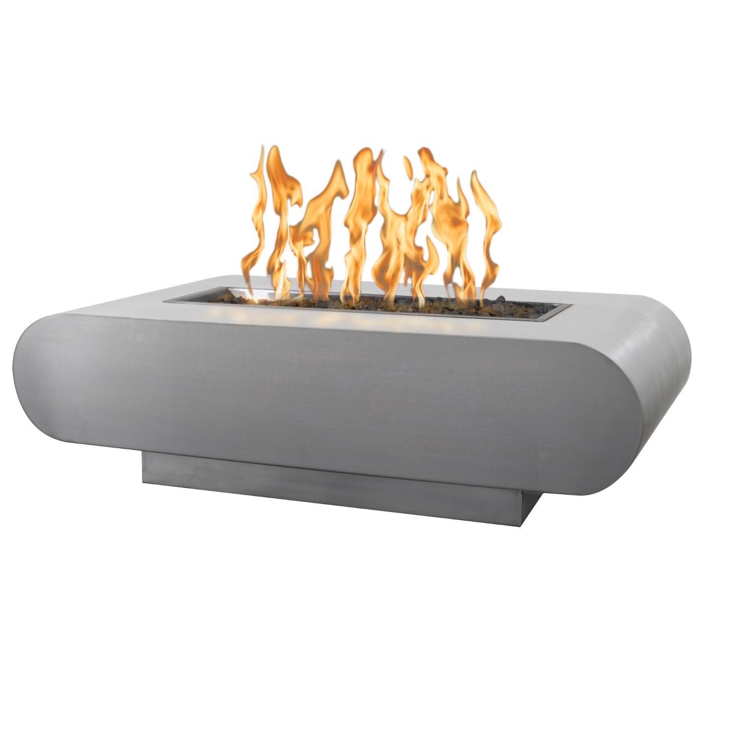 Top Fires by The Outdoor Plus La Jolla 96-Inch Natural Gas Fire Pit ...