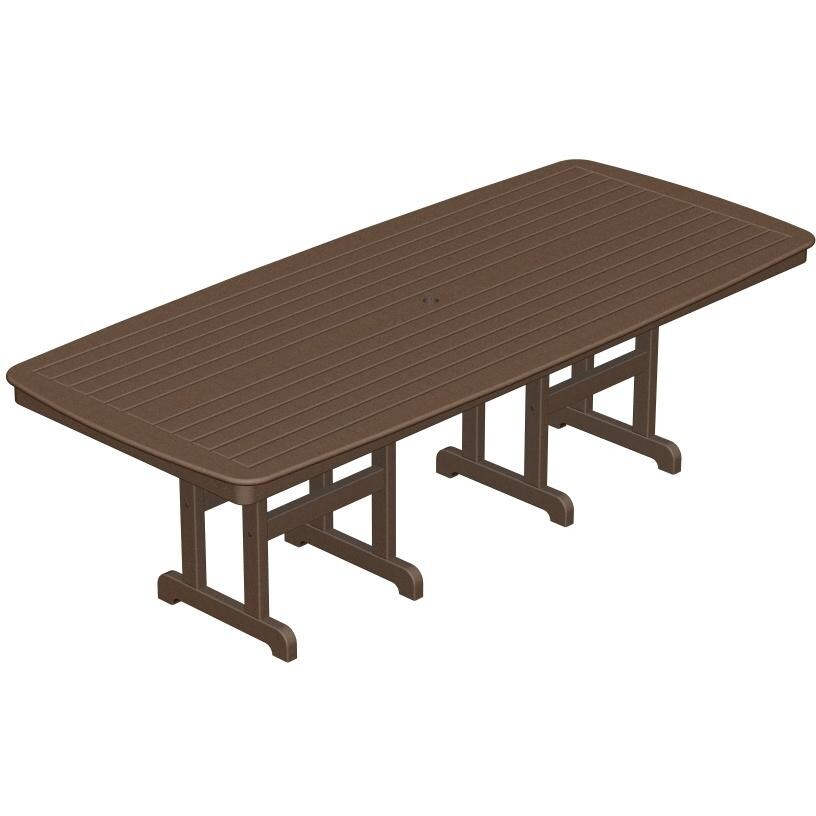 Poly-Wood Recycled Plastic Wood Nautical Dining Table - 44 X 96 Rectangular : BBQGuys