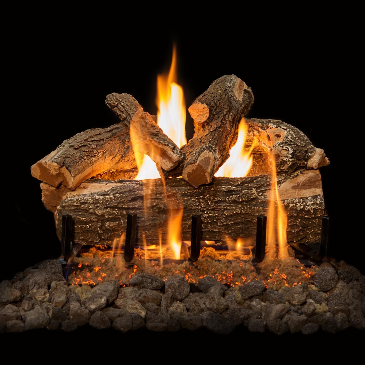 Grand Canyon 21-Inch Arizona Weathered Oak Vented Propane Log Set W/ 2 ...