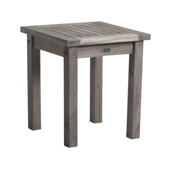 Nantucket 18 Inch Square Teak Patio End Table By Douglas Nance : BBQGuys
