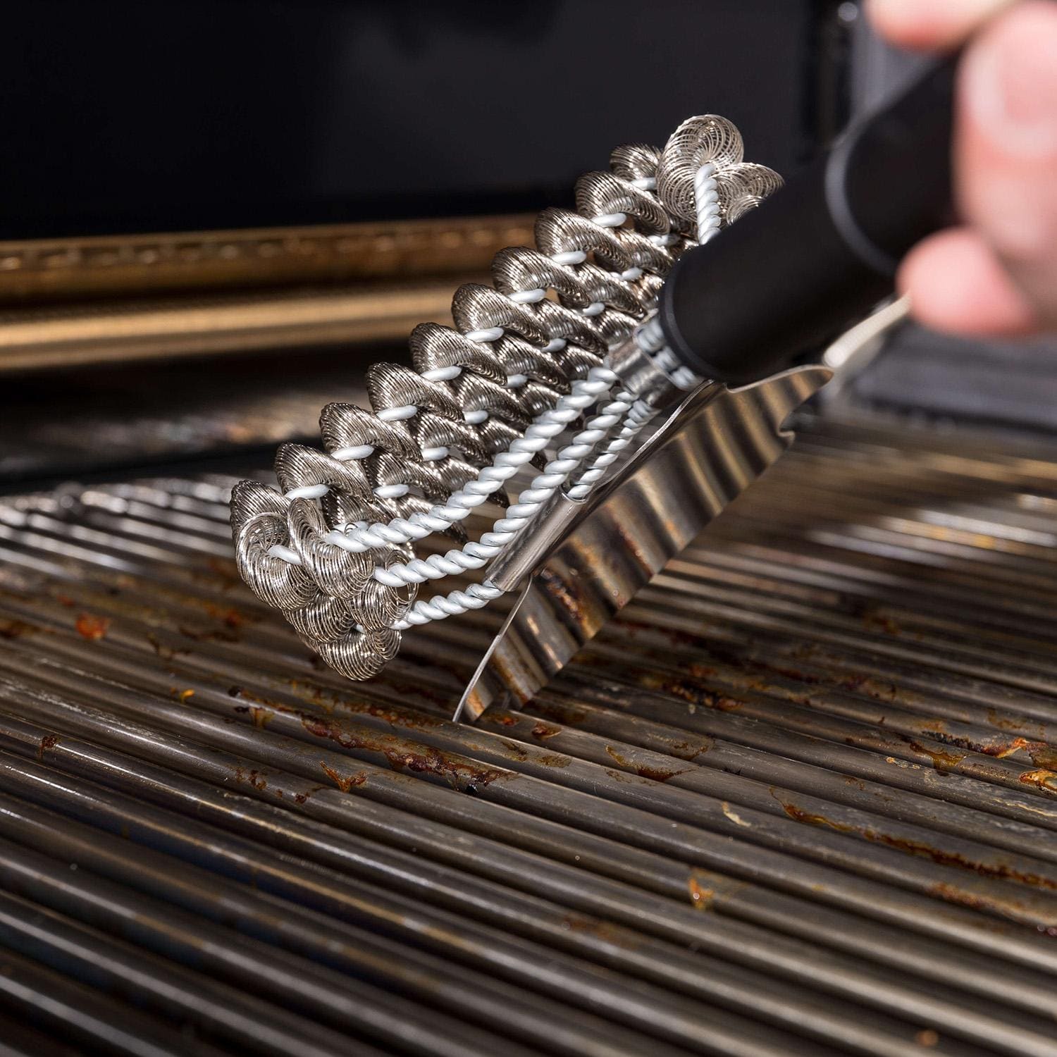 GrillPro Triple Coil Wide Head Grill Brush - 77633 : BBQGuys