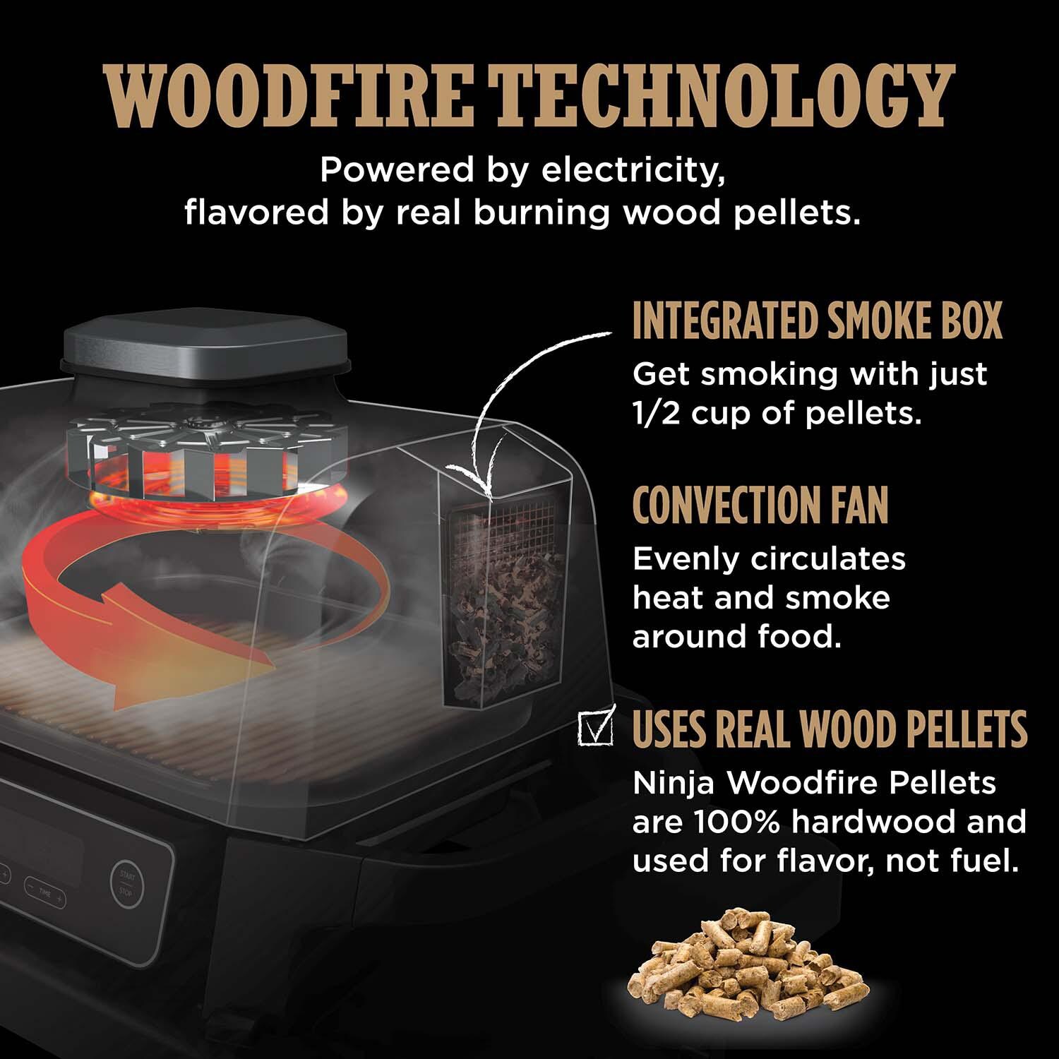 Ninja Woodfire Pro Connect XL Electric Grill & Smoker - OG952 : BBQGuys