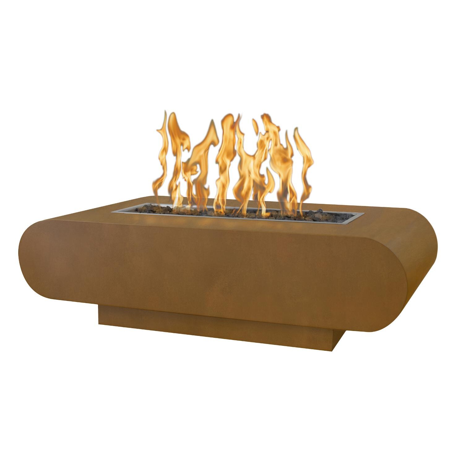 Top Fires by The Outdoor Plus La Jolla 96-Inch Propane Fire Pit ...