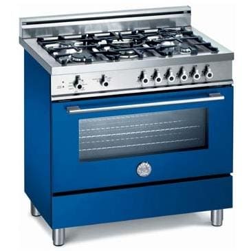 Bertazzoni Ranges 36 Inch Natural Gas 3.6 Cu. Ft. Blue Range X365GGVBL ...