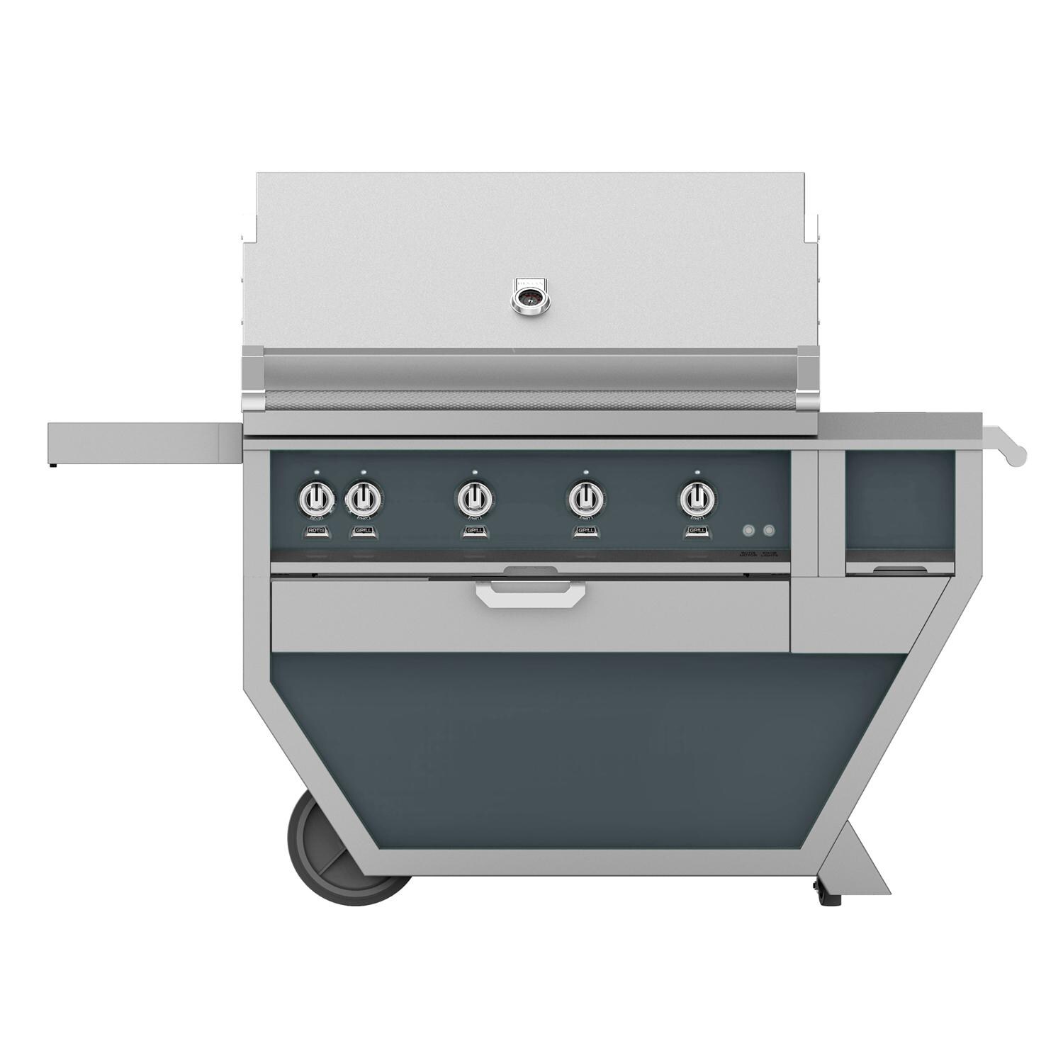 Hestan Deluxe 42-Inch Natural Gas Grill W/ Sear Burner, Rotisserie ...