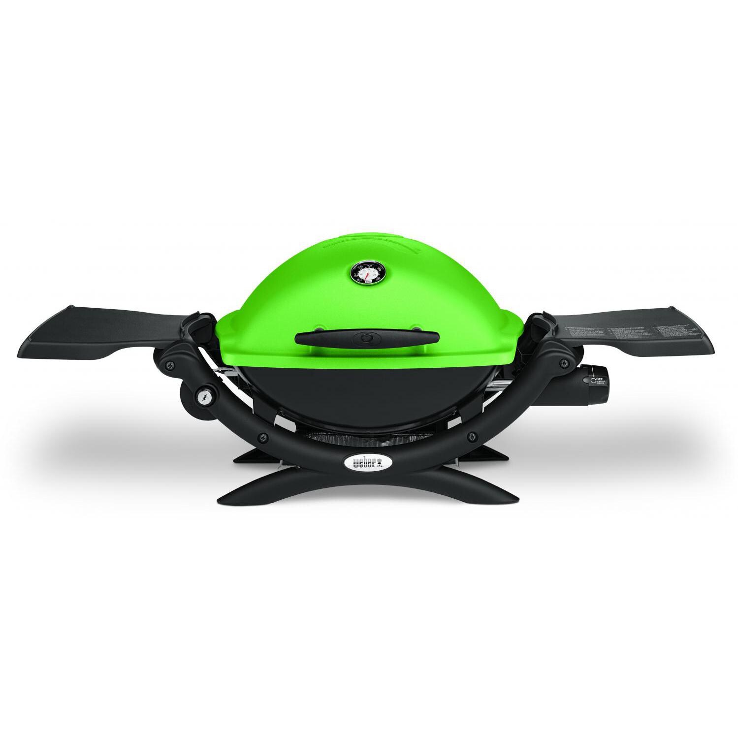 Weber Q 1200 Portable Propane Gas Grill Green 51070001 Bbqguys