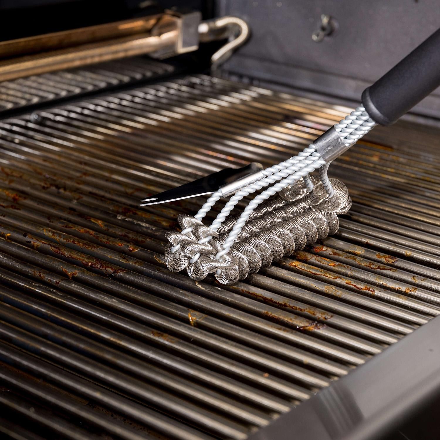 GrillPro Triple Coil Wide Head Grill Brush - 77633 : BBQGuys
