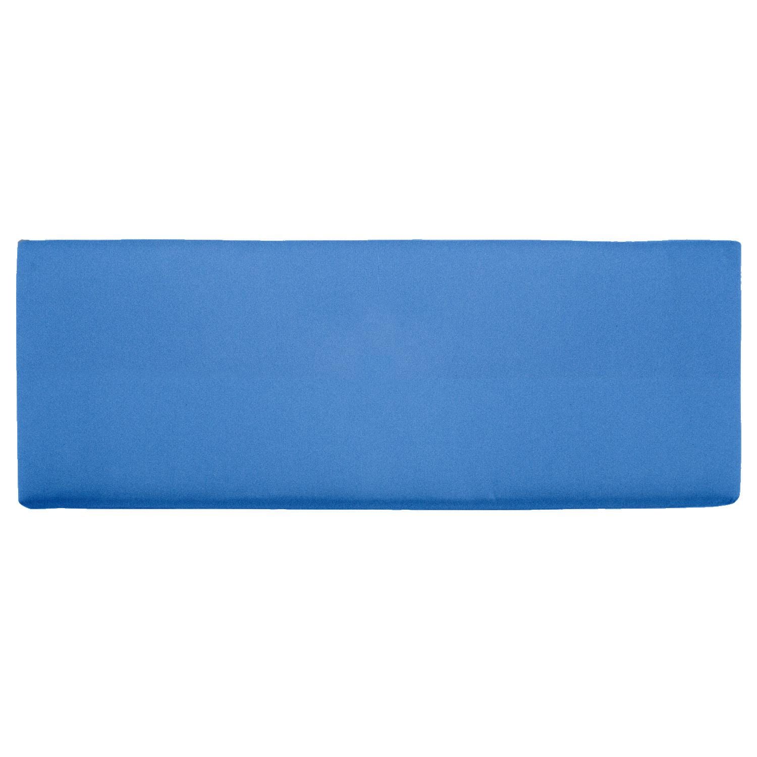 Sunbrella Canvas Capri Large Outdoor Replacement Bench Cushion W/ Knife ...