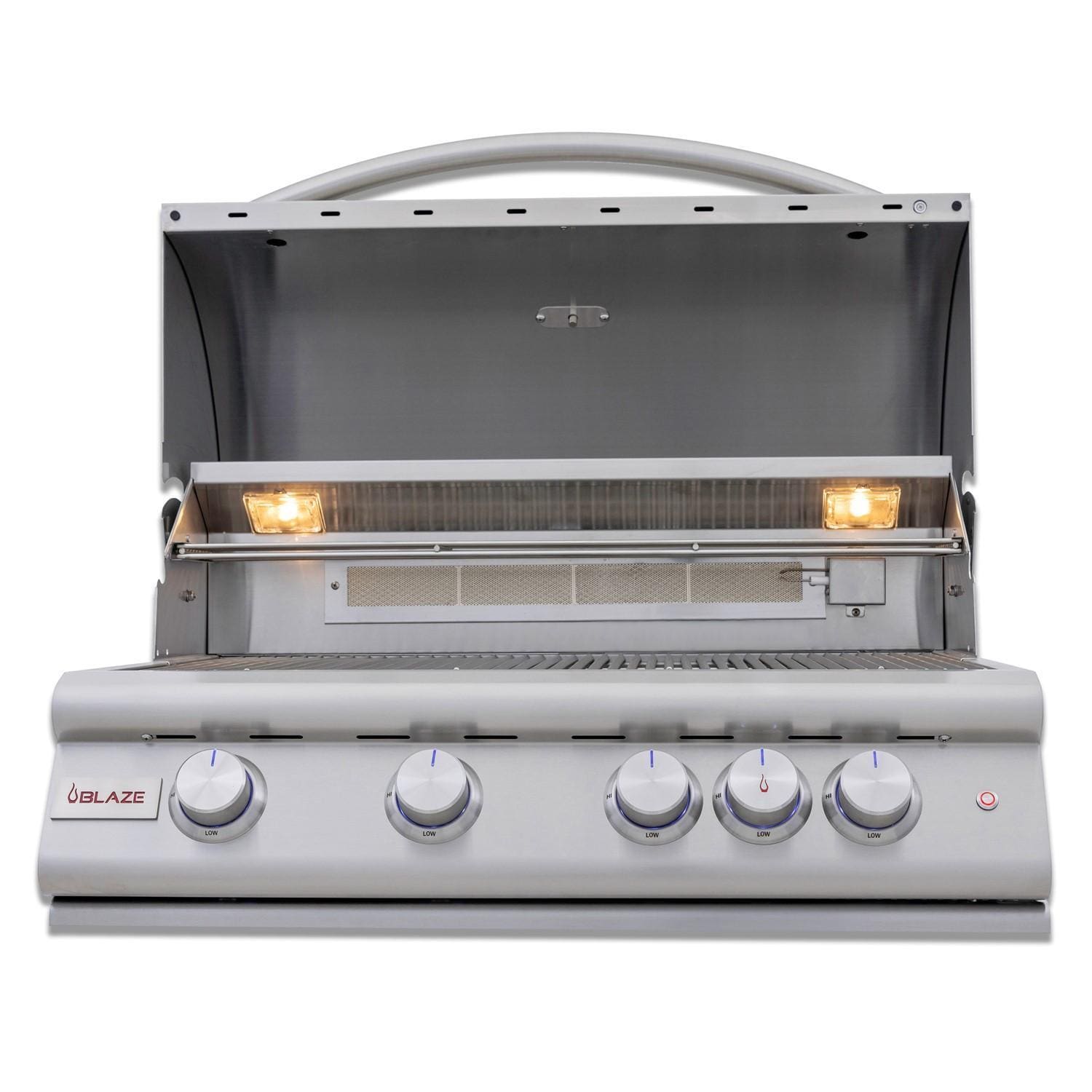 Blaze LTE+ 32-Inch 4-Burner Built-In Natural Gas Grill w/ Ceramic Flame ...