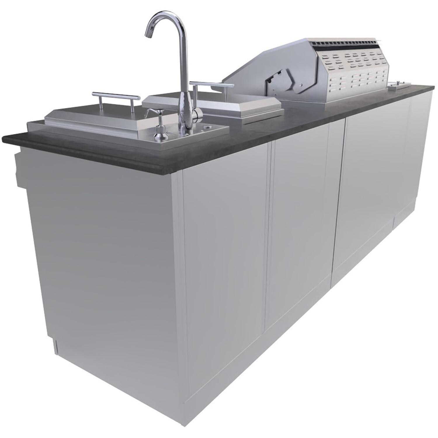 Sunstone AUSTIN 9 Ft Companion Pro Island Package in Propane ...