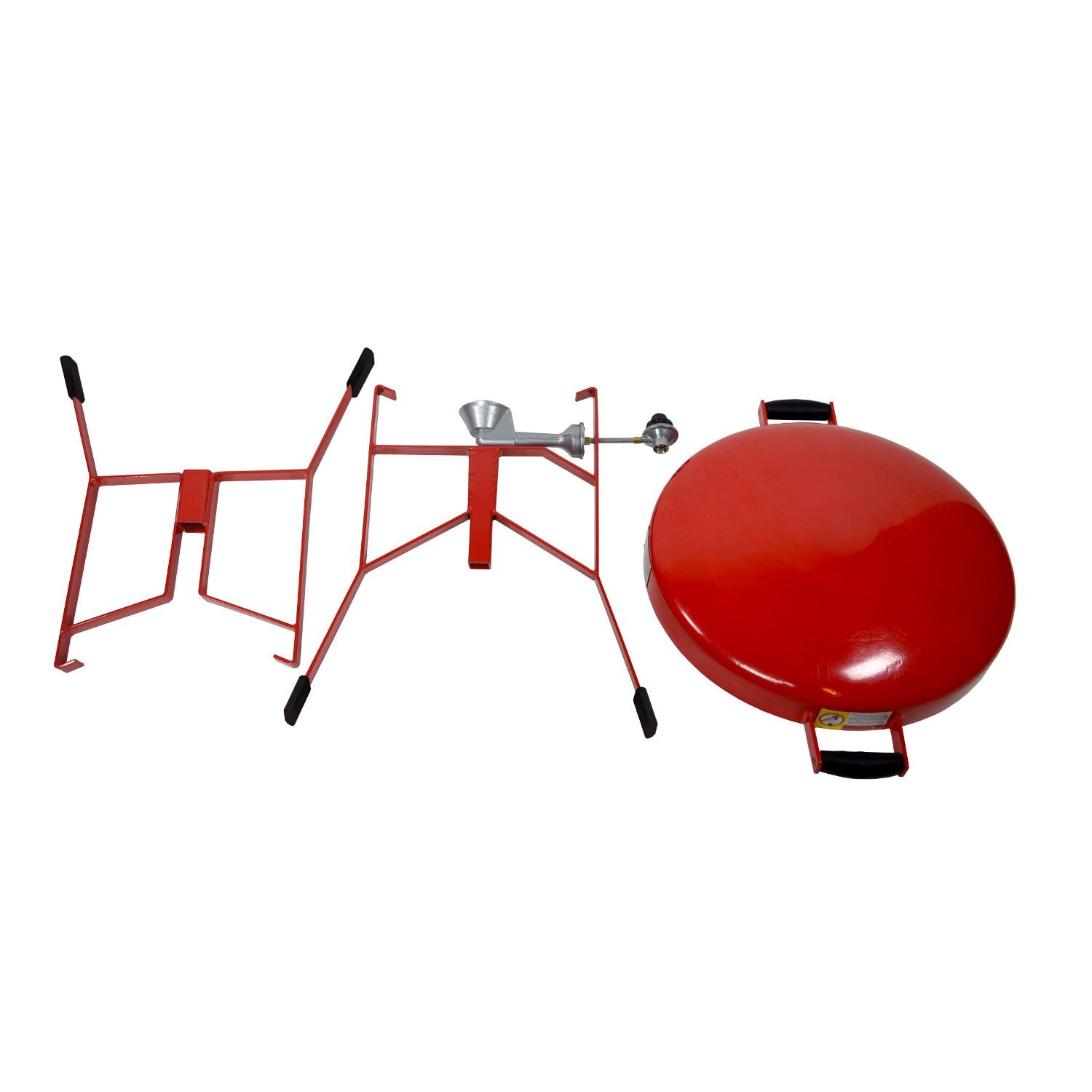 FireDisc Original 24-Inch Short Portable Propane Cooker - Fireman Red ...