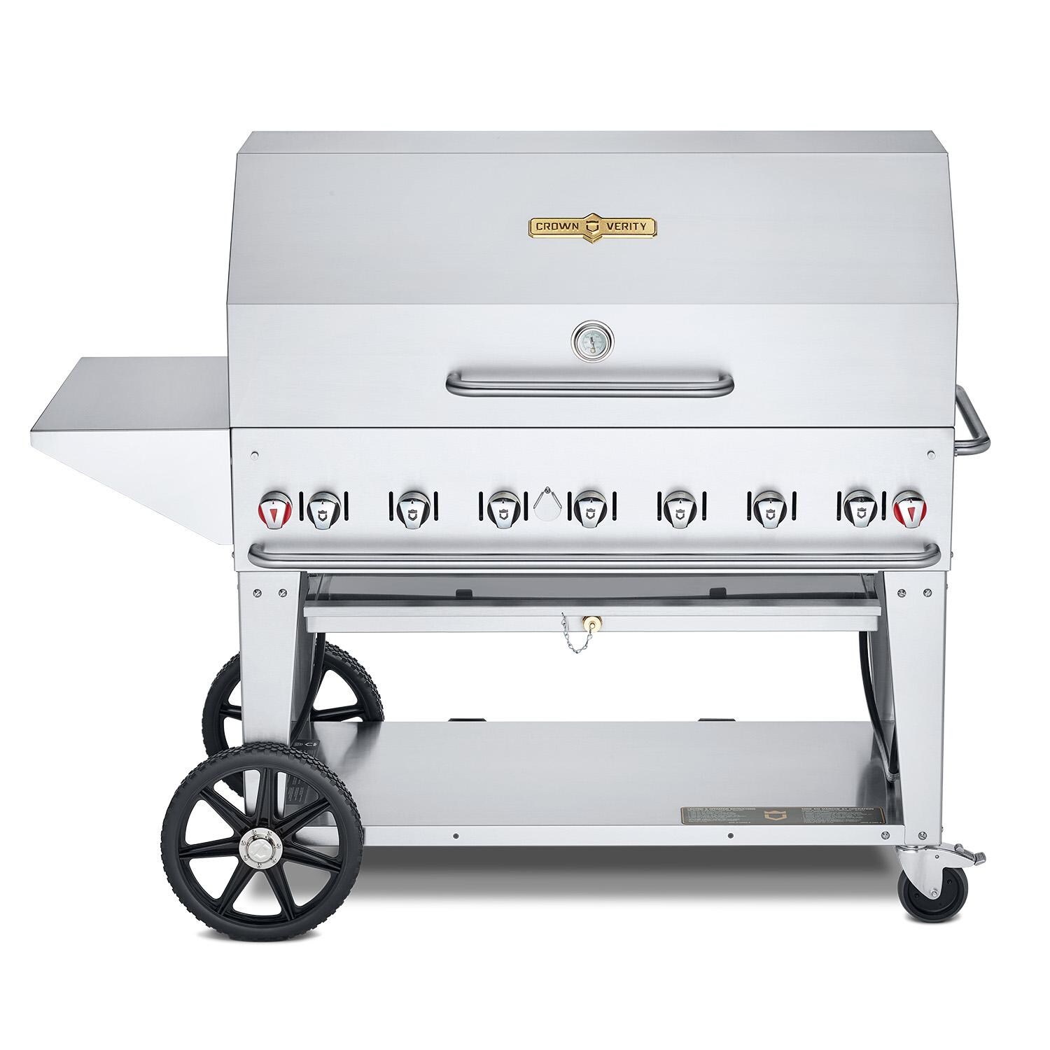 Crown Verity 48-Inch Mobile Natural Gas Grill Package - CV-MCB-48PKG-NG ...