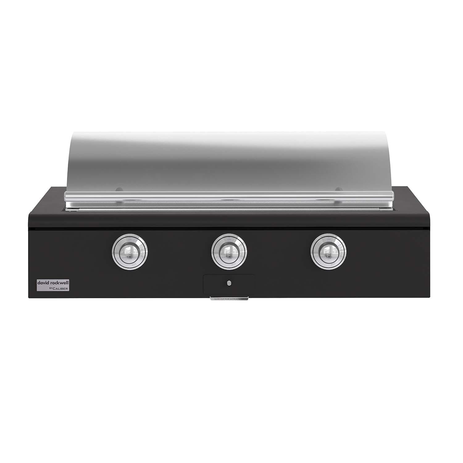 Caliber 48-in Propane Built-In Rockwell Grill - Ultra Matte Black w ...