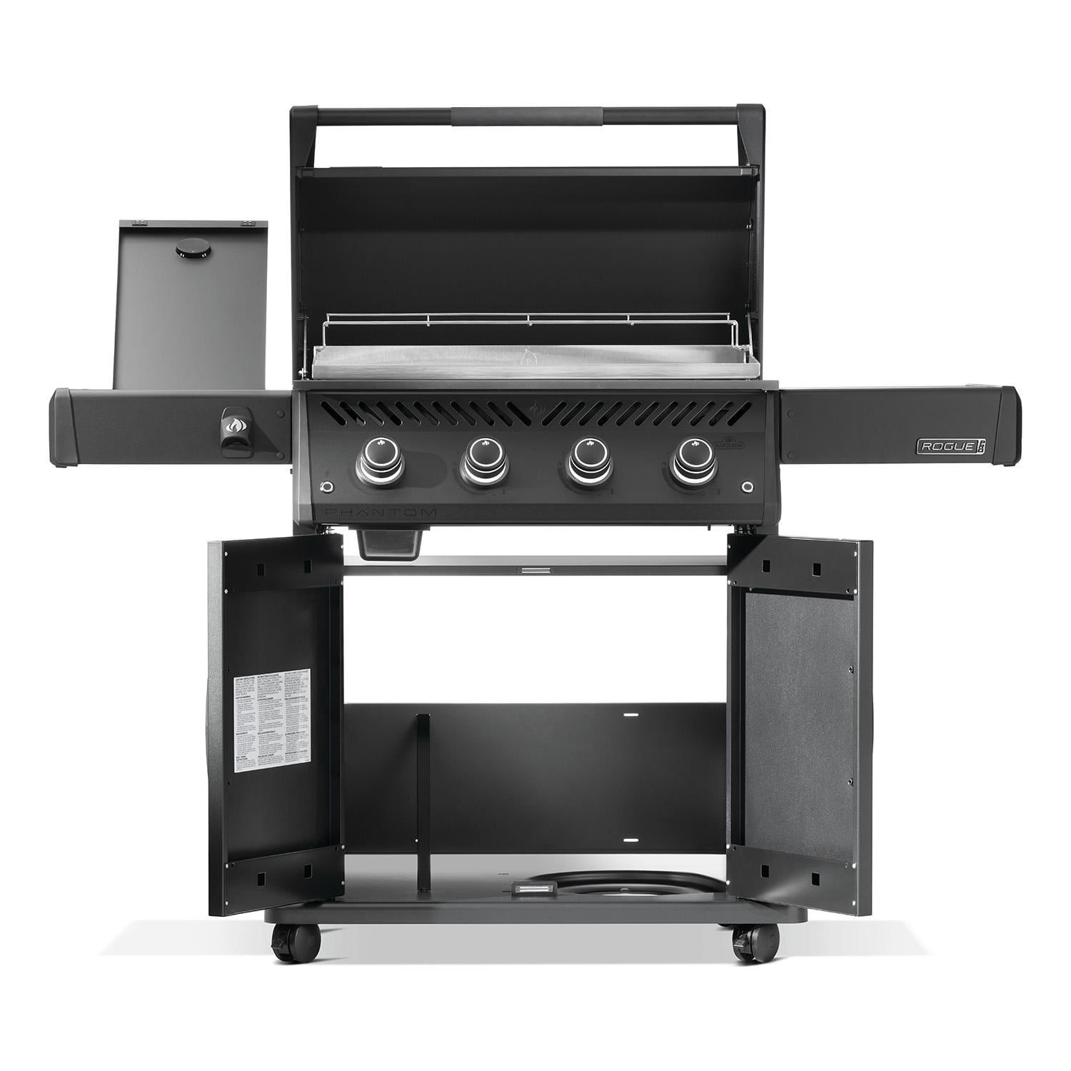 Napoleon Rogue PRO Phantom 30-in 4 Burner Propane Griddle - RP30FTPK ...