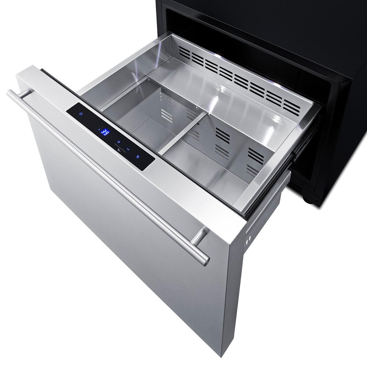 Summit 24-Inch 2 Cu. Ft. Built-In Outdoor Drawer Refrigerator - Custom ...