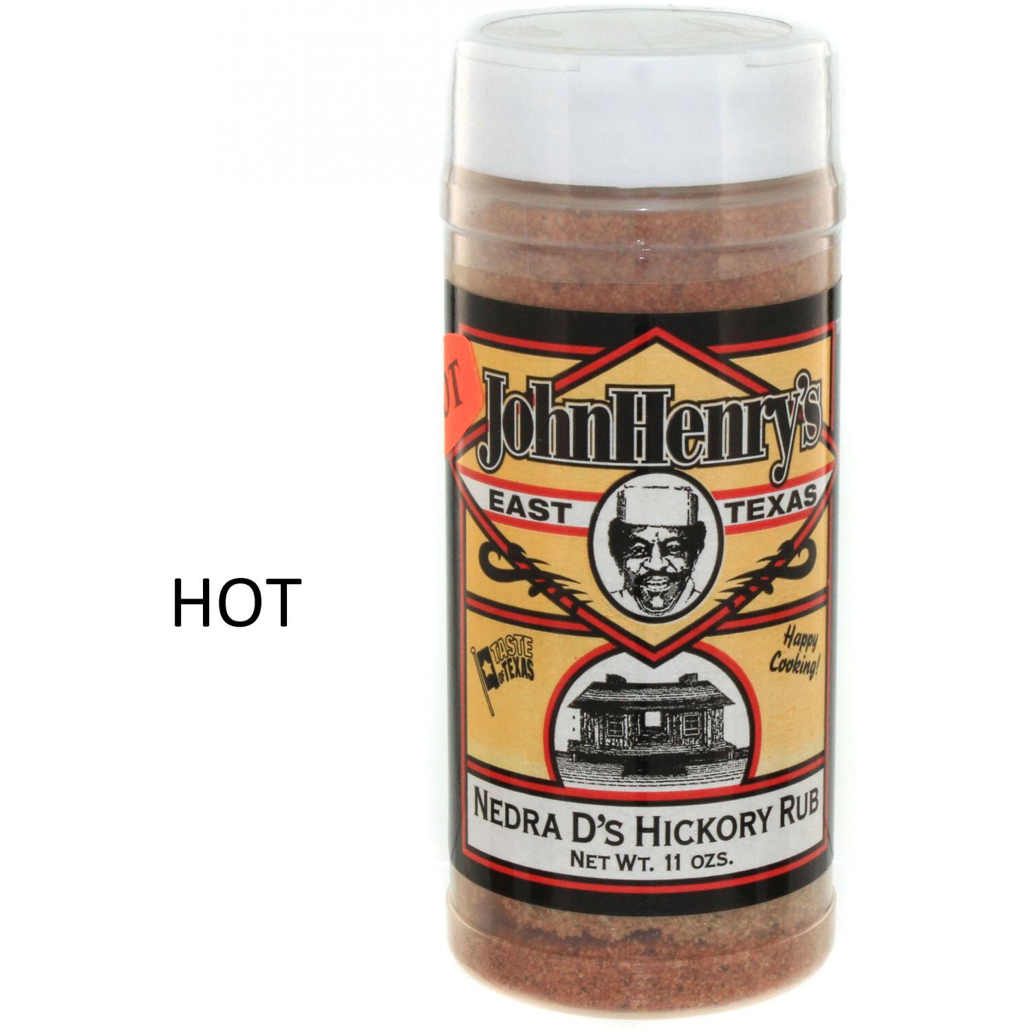 John Henrys Hickory Rub Seasoning - Hot : BBQGuys