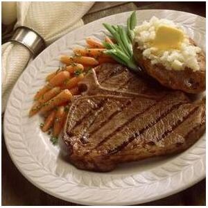 USDA Prime - 4 (18oz) T-Bones By Chicago Steak Company : BBQGuys