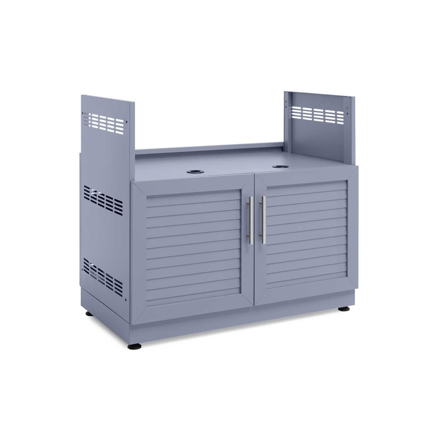 NewAge Outdoor Kitchen 40-Inch Aluminum Insert Grill Cabinet In Coastal ...