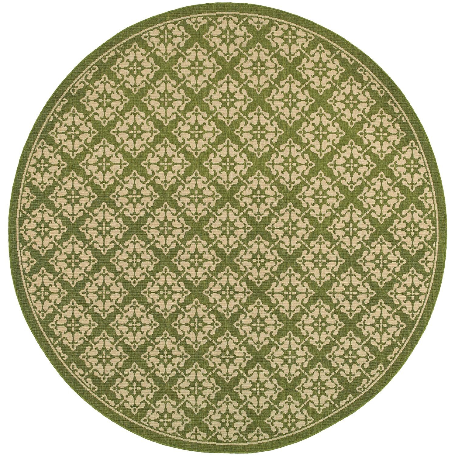 Tommy Bahama Seaside 7.10 Ft. Round Indoor/Outdoor Rug By Oriental ...