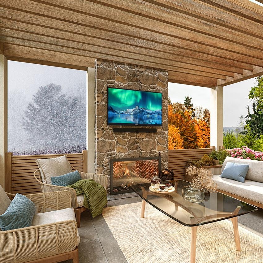 Furrion Aurora 50 Inch Full Shade Smart 4K LED Outdoor TV - FDUF50CSA ...