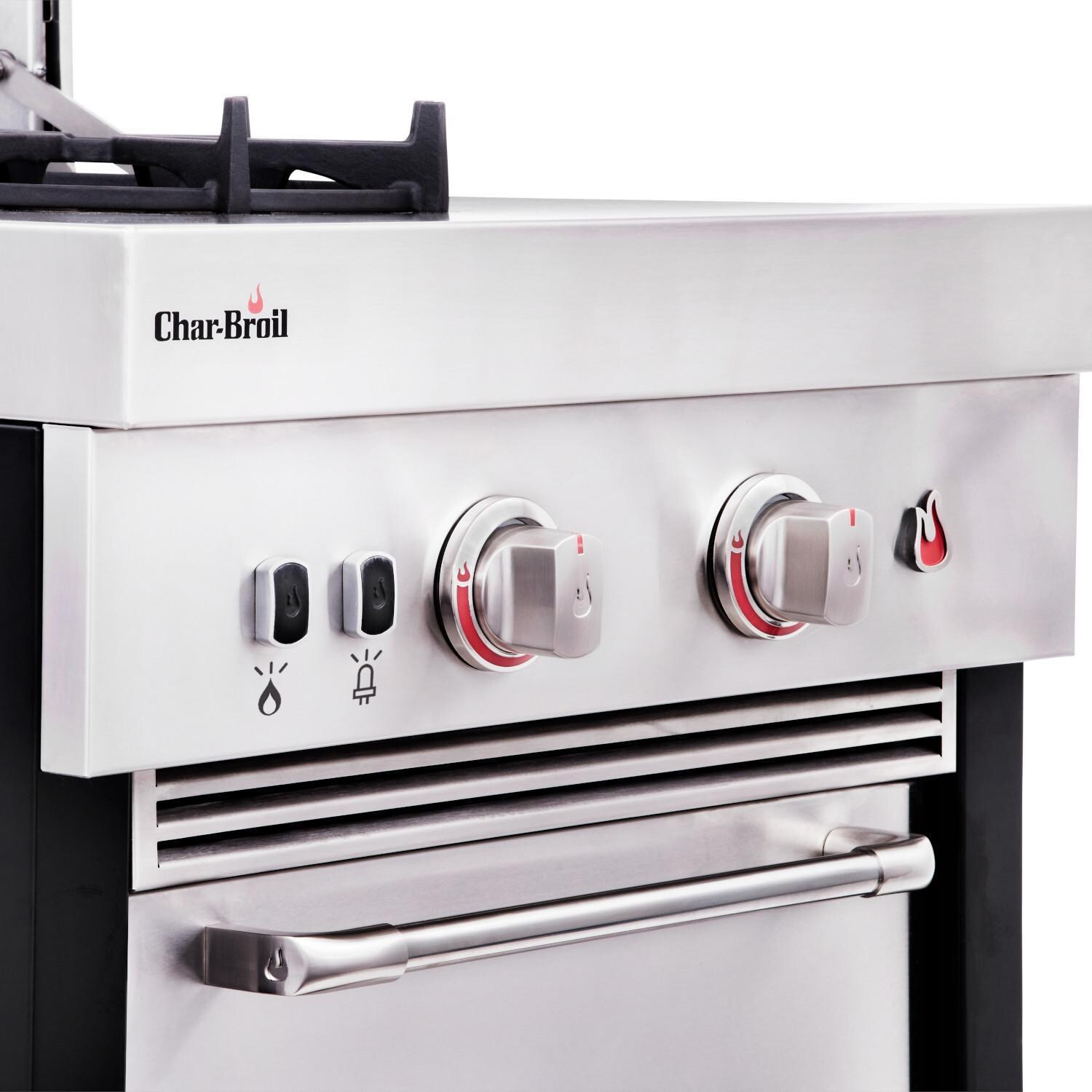 Charbroil Medallion Series 7-Piece Modular Outdoor Kitchen L-Shaped ...