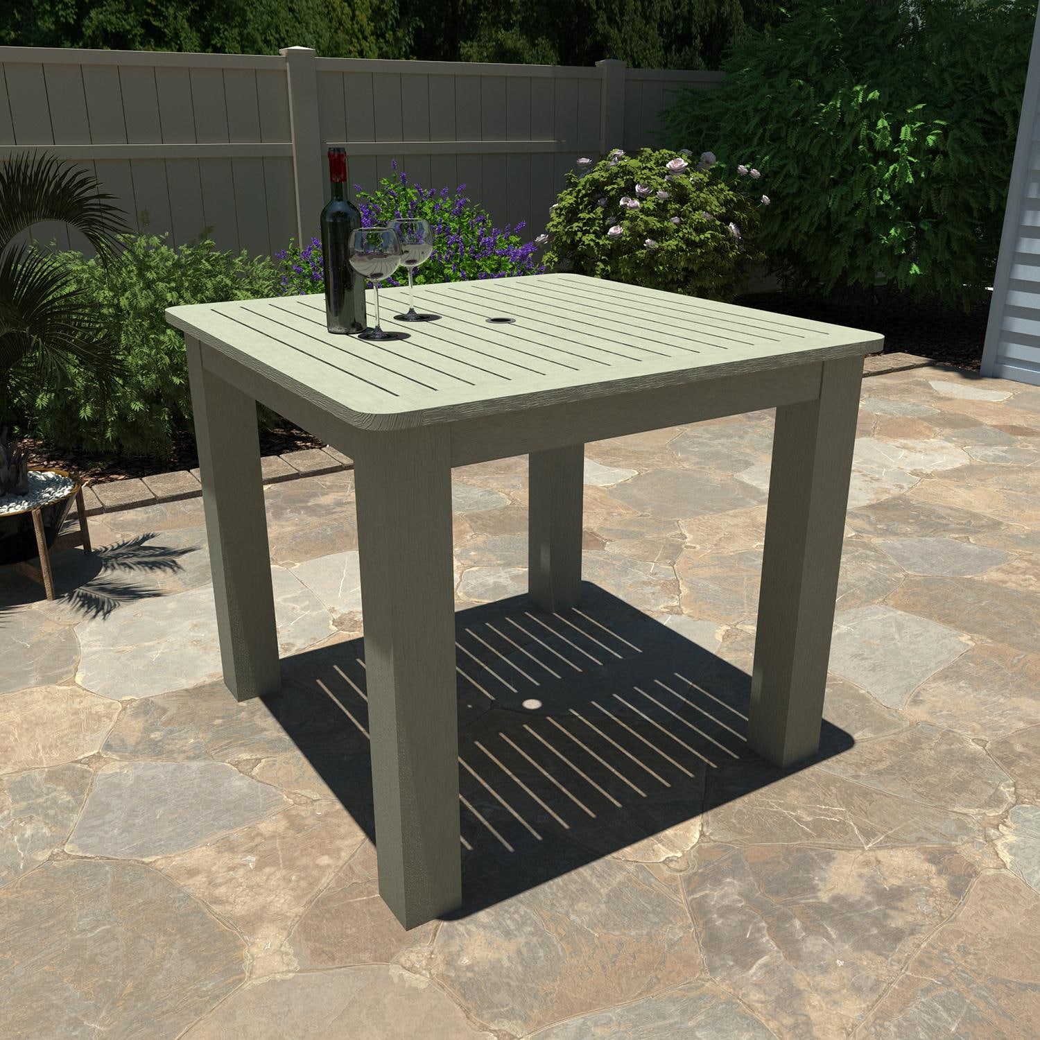 Hart Lane 5 Pc Recycled Plastic Square Counter Height Dining Set in ...