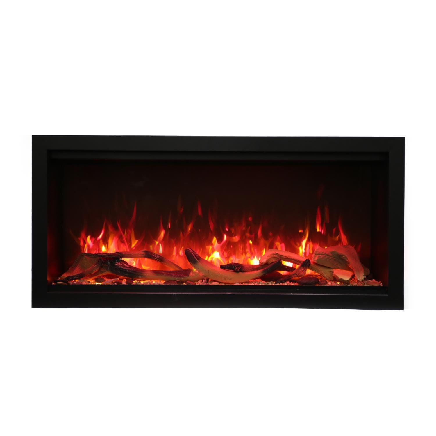 Amantii Symmetry Series Extra Tall 42-Inch Built-In Electric Fireplace ...