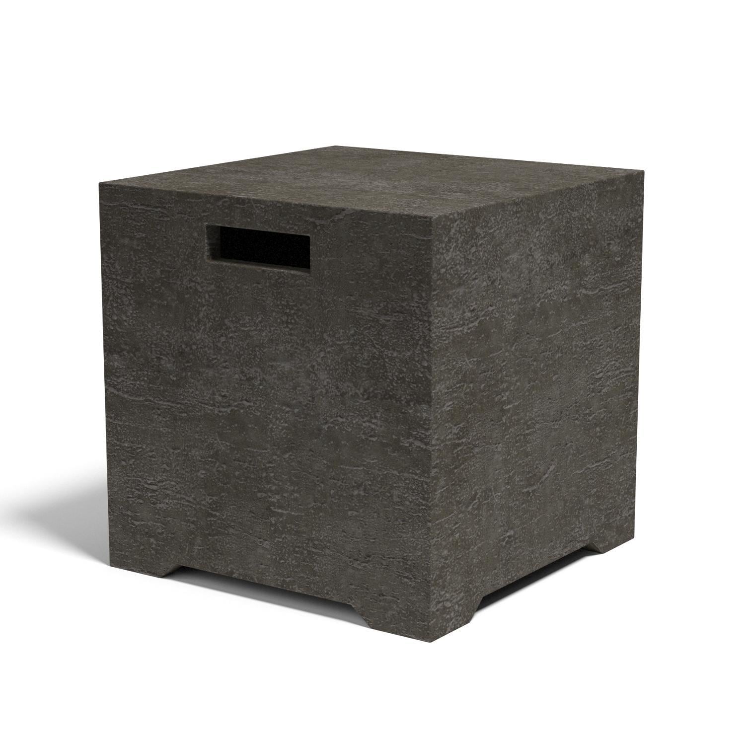 Sunset West Bazaar 20-Inch Square GFRC Patio Tank Cover - Graphite ...