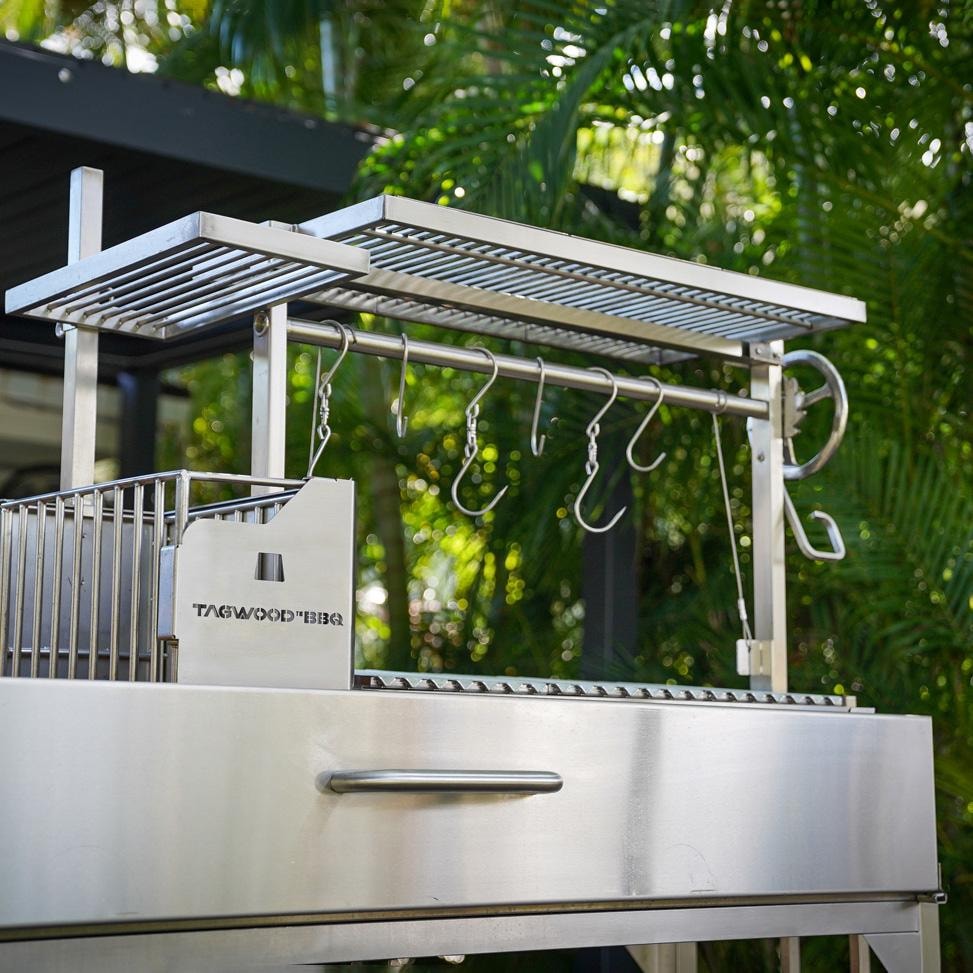 Tagwood BBQ Argentine Santa Maria Wood Fire & Charcoal Grill - BBQ06SS ...