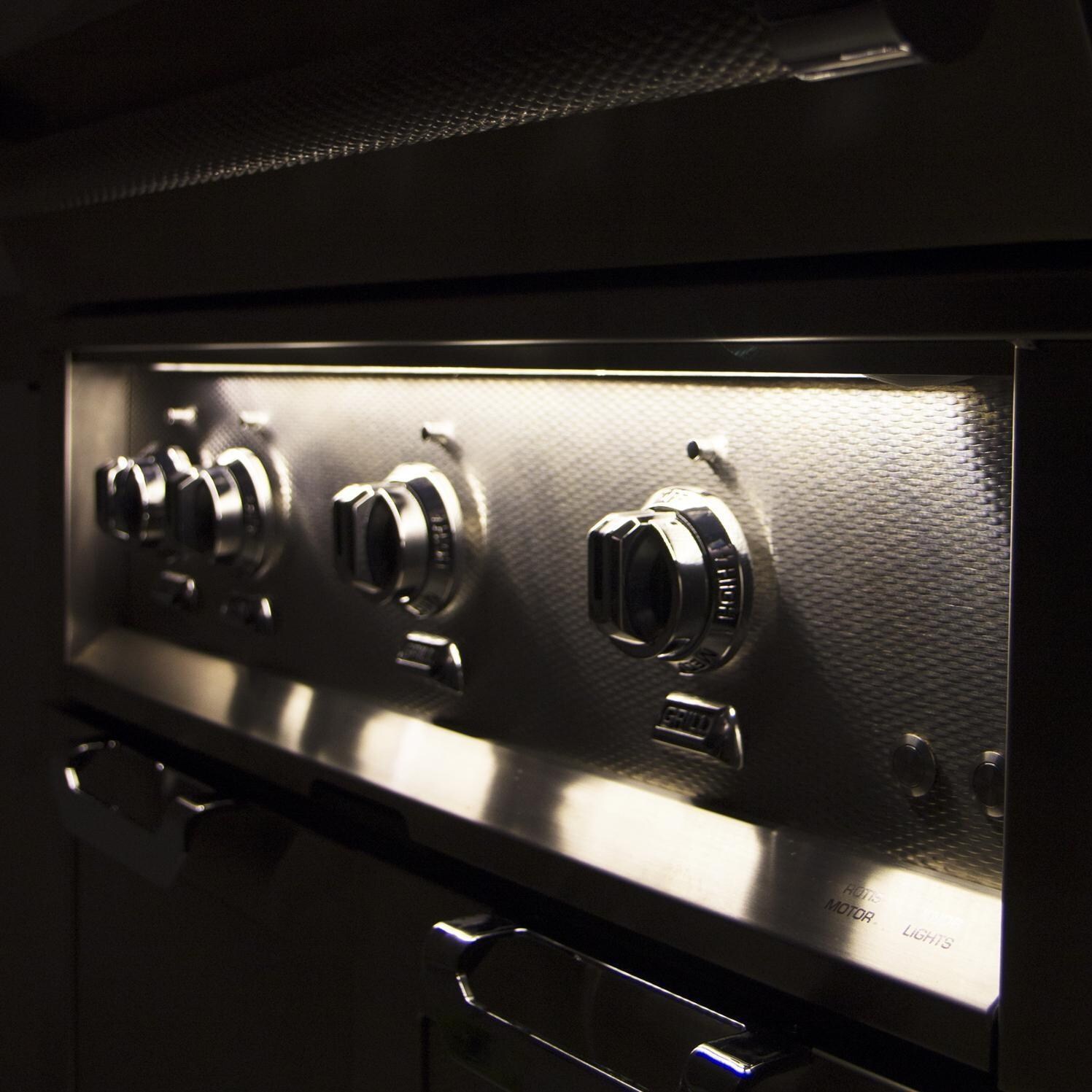 Hestan 42-Inch Natural Gas Grill W/ All Infrared Burners & Rotisserie ...