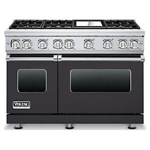 Viking Professional 7 Series 48-Inch 6-Burner Natural Gas Range With ...