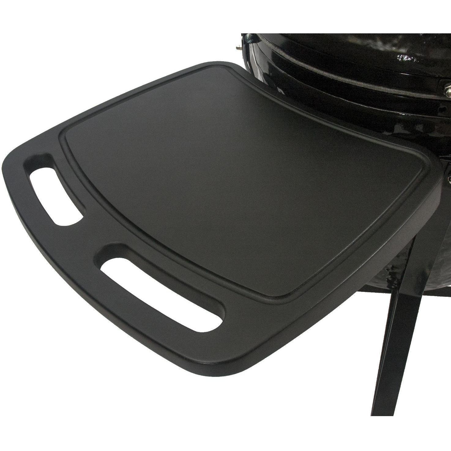 Primo All-In-One Oval XL 400 Ceramic Kamado Grill With Cradle, Side ...